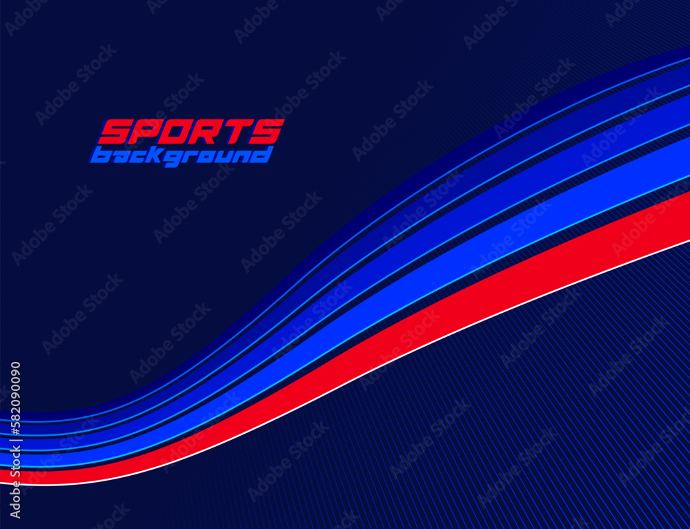 Sports background vector abstract lines in 3D dimensional rotation ...