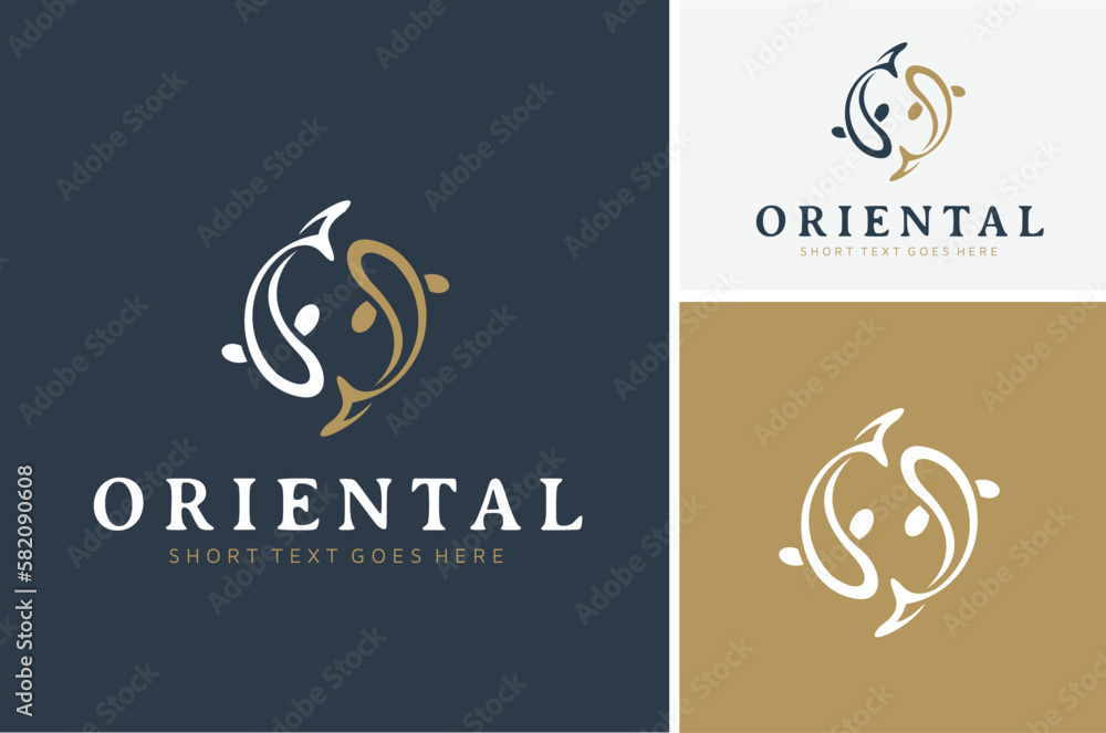 Artistic Oriental Japan Fish, Japanese Freshwater Koi Carp Pond ...