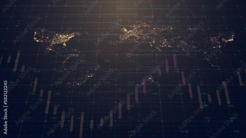 Computer graphics schematic artificial intelligence on the background ...