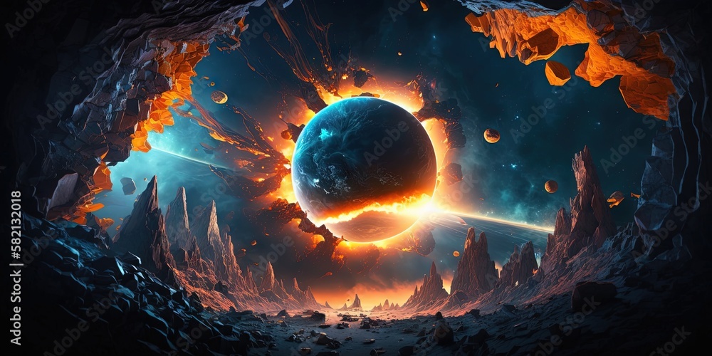 Digital Art Planets