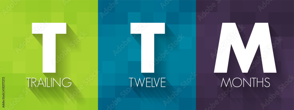 TTM Trailing Twelve Months - measurement of a company's financial ...