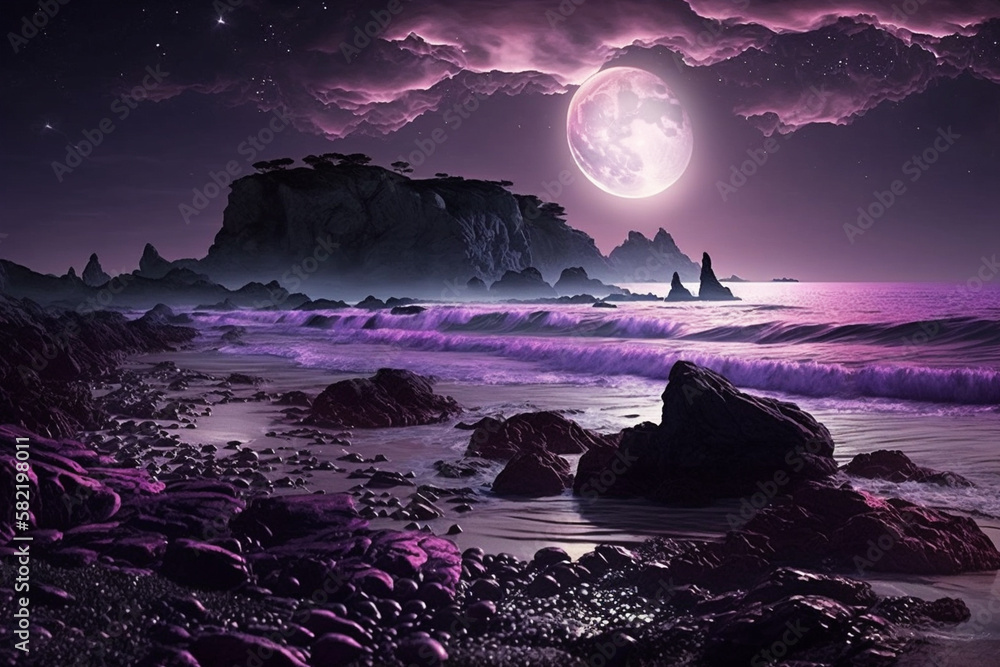 Moonlight Nature Wallpaper