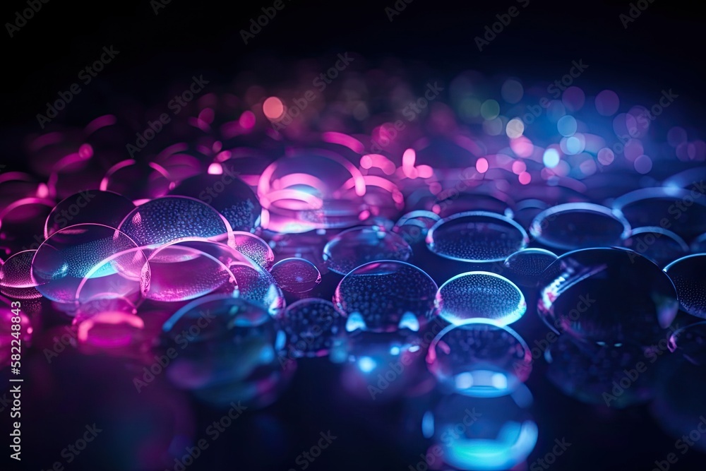 neon light to blur. overlay for lens flare. fluorescent flash bokeh ...