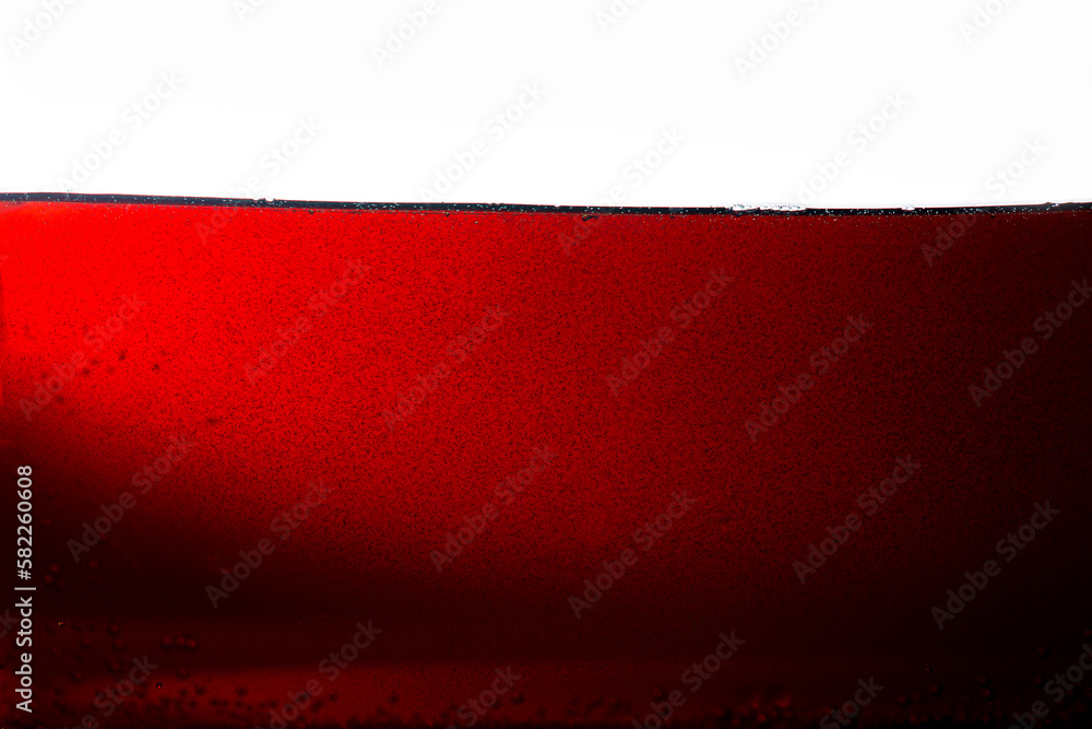 Cola texture on white background,Side view background of refreshing ...