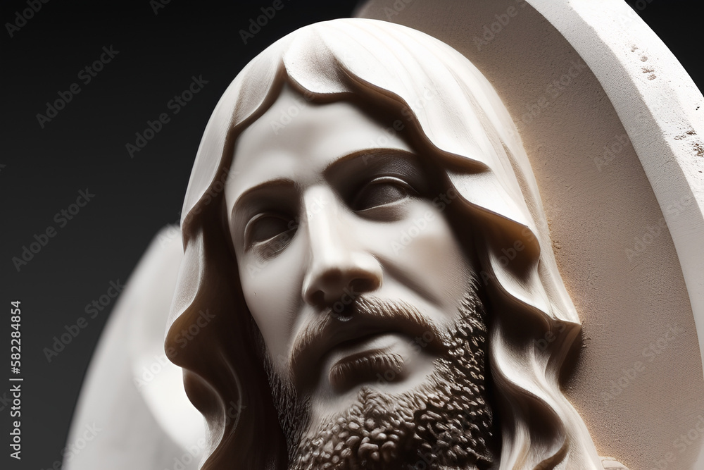 Stone Sculpture of Jesus Christ | Jesus Christ | Created using ...