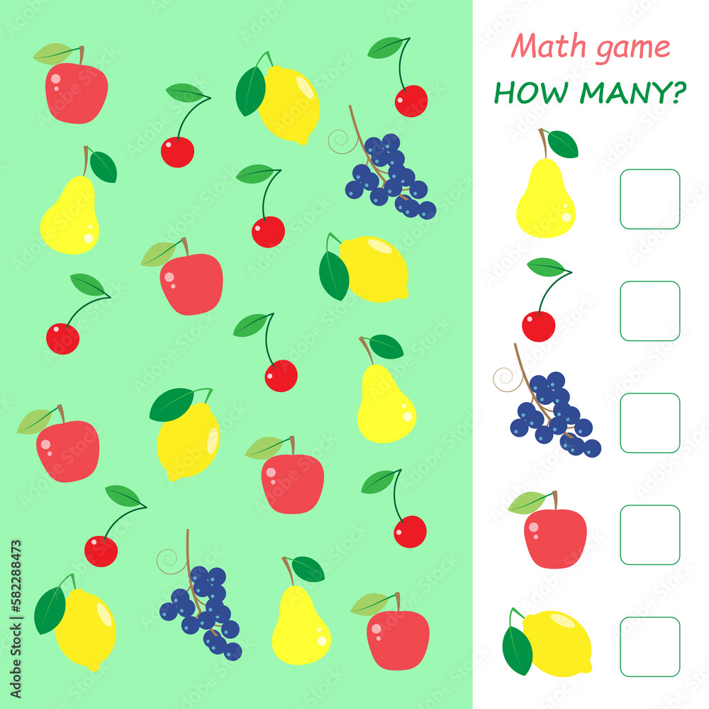 Educational Math Game For Kids Count How Many Objects Are In The educational-math-game-for-kids-count-how-many-objects-are-in-the