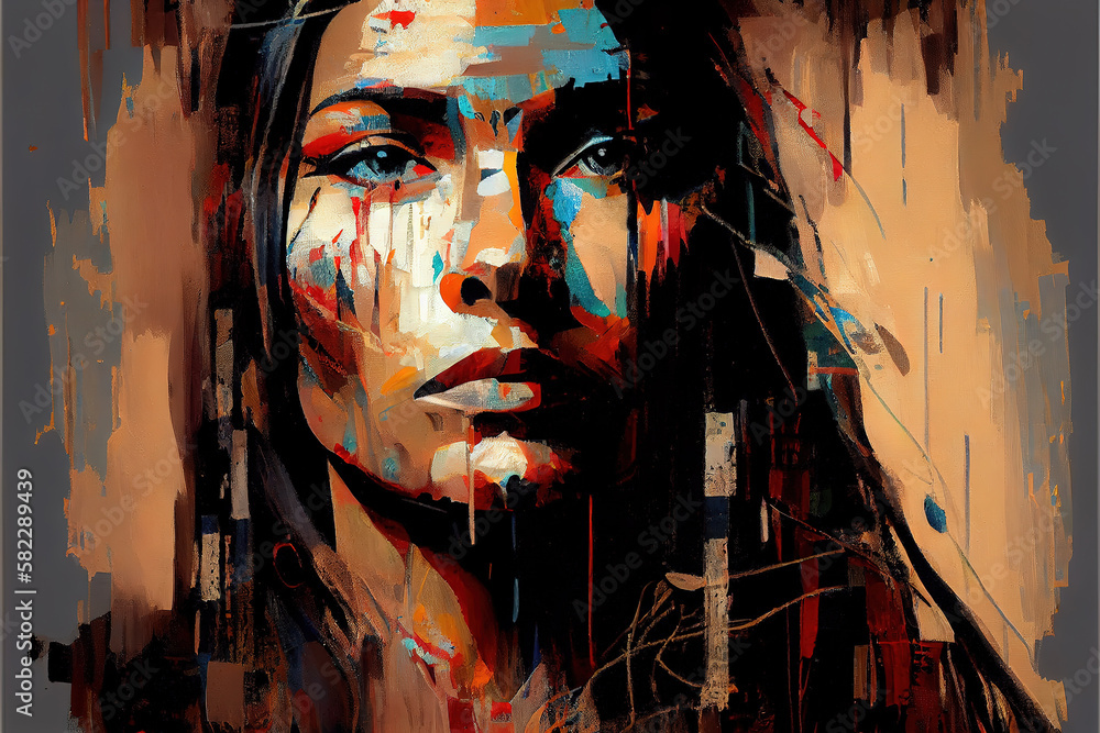 Native American Indian Women Art