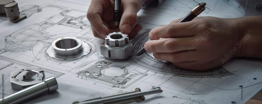 creating engineering technician drawings mechanical engineering parts ...