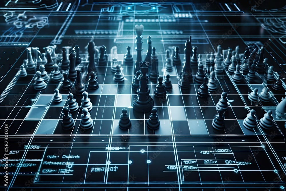 Concept of Innovation planning and planning idea chess competition with ...
