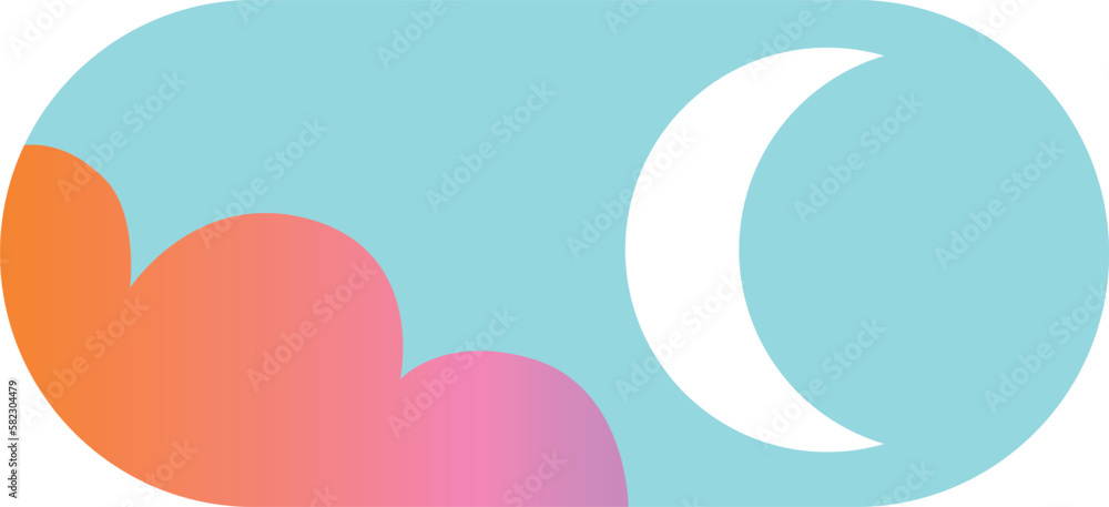 Vetor de Day and Night Mode Switcher for Phone Screens. Vector. Light ...