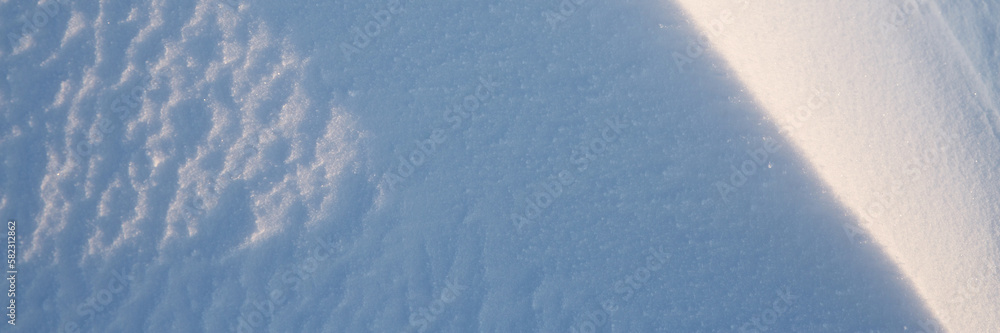 Beautiful winter background with snowy ground. Natural snow texture ...