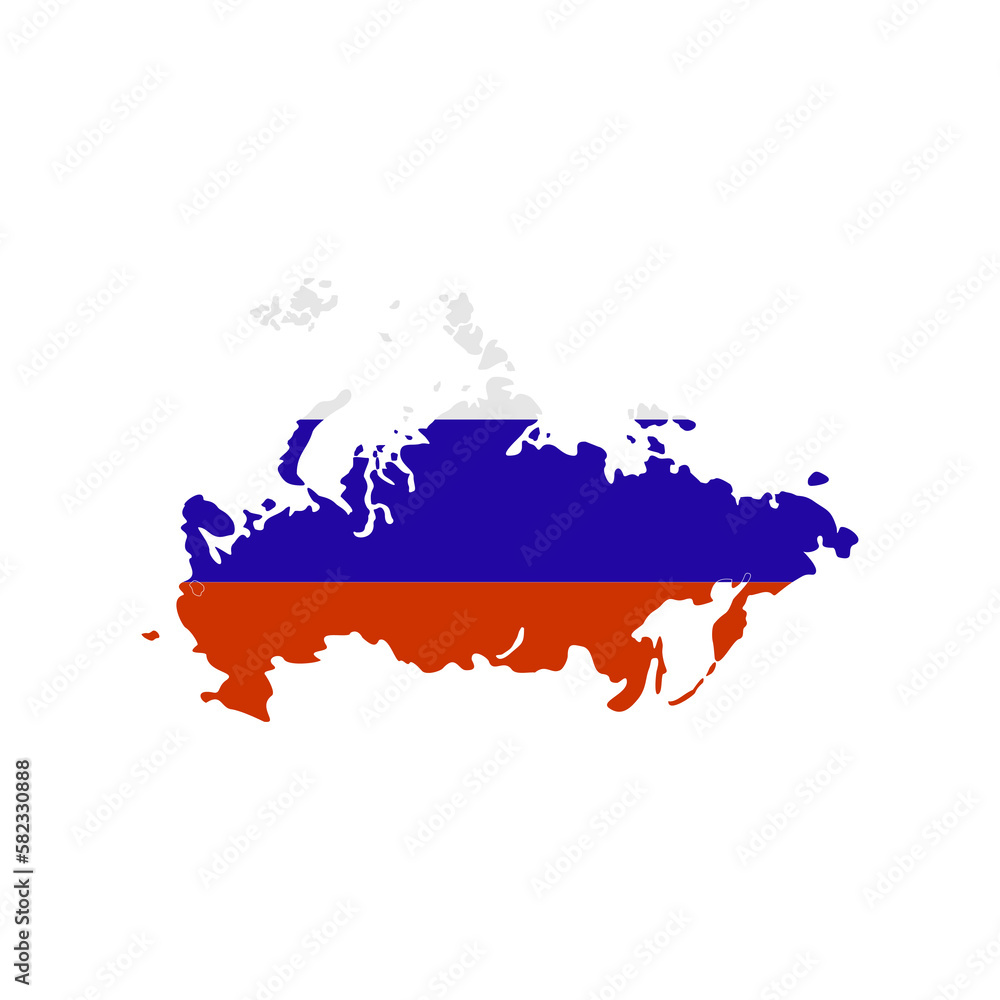 Poster Russia flags icon set, Russia independence day icon set vector ...
