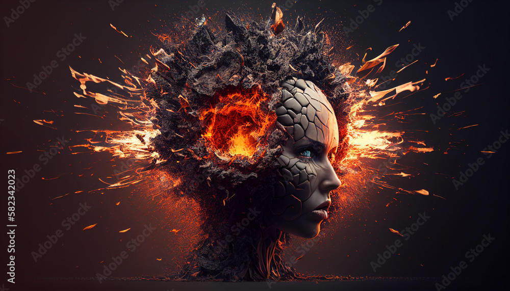 Exploding Mind: A Powerful Depiction of Mental Health Struggles ...