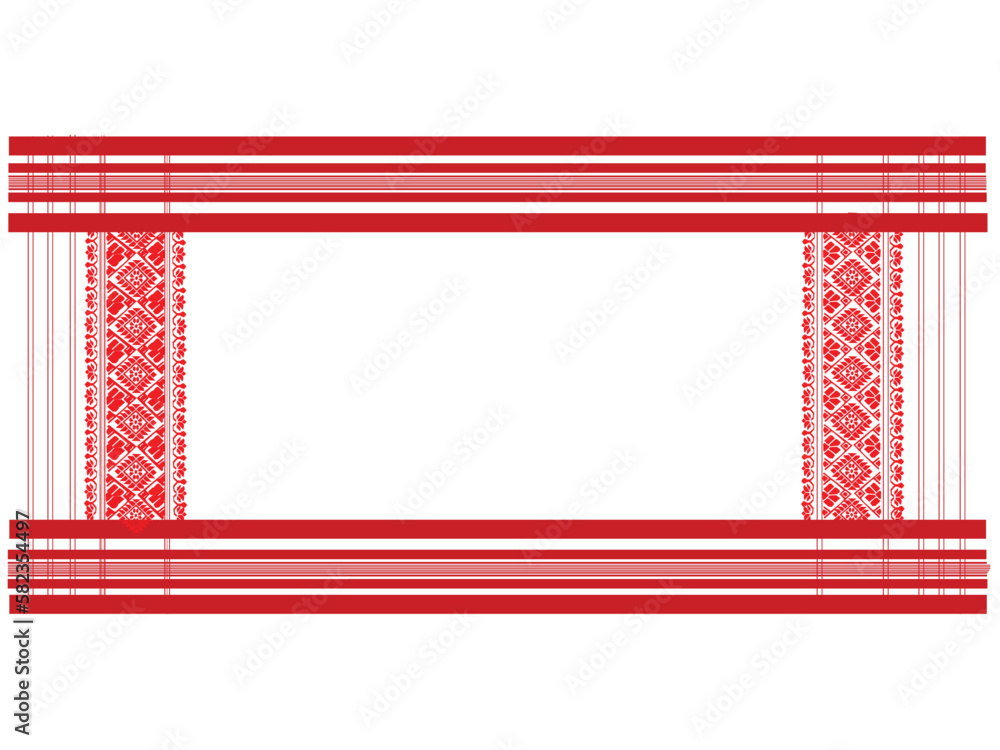 gamosa or gamusa from assam.gamosa textile pattern. gamosa or gamusa is ...