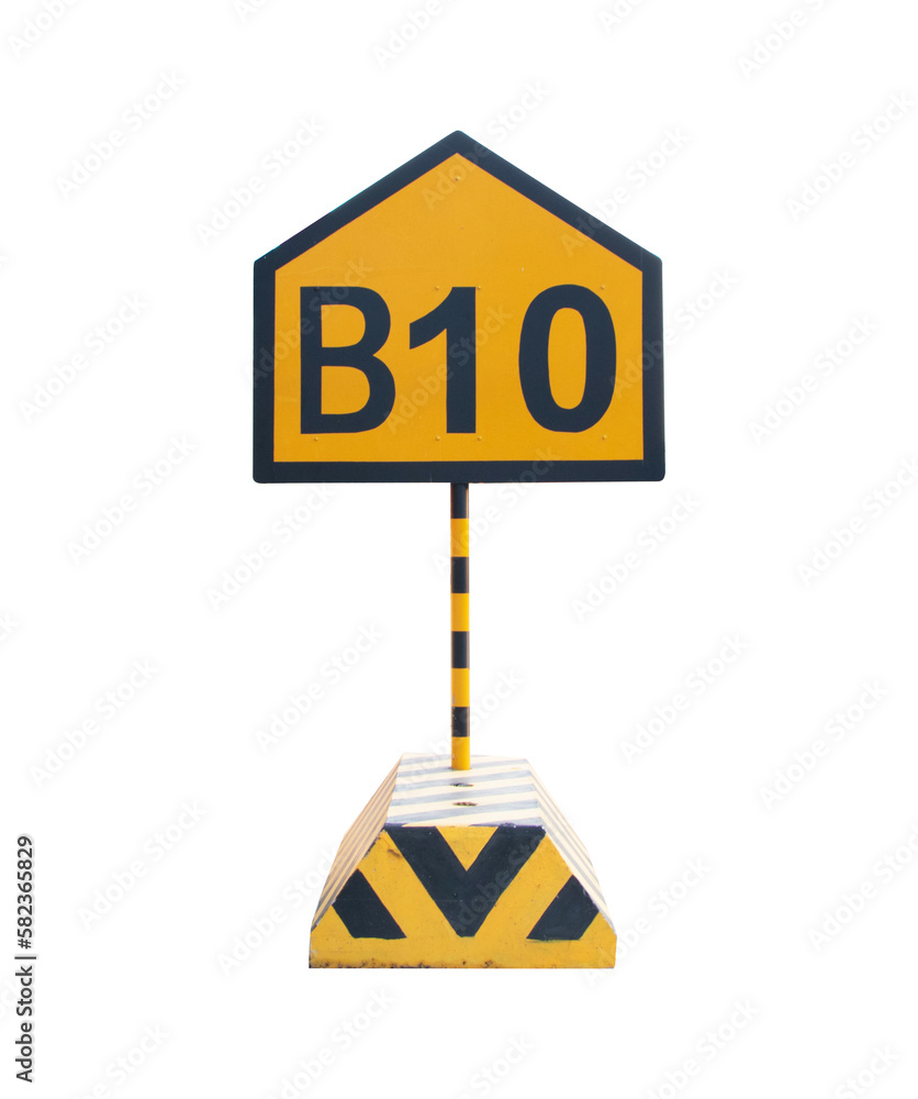Road traffic signs B10 yellow black B10 isolated on cutout PNG ...