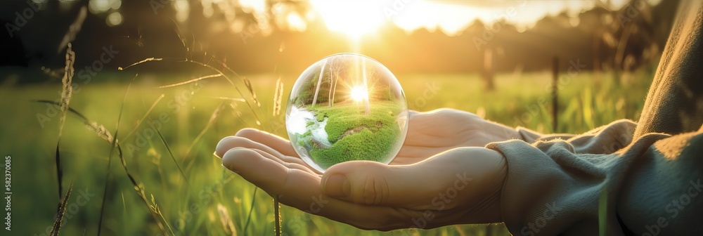 One Earth, One Future: A Thought-Provoking Image of Hands Holding a ...