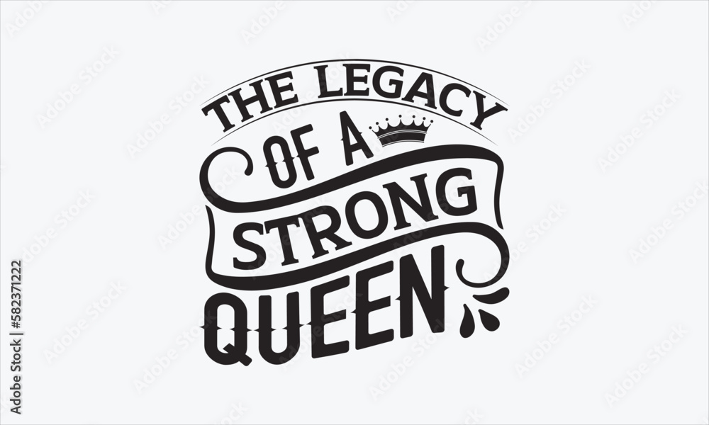The Legacy Of A Strong Queen - Victoria Day Design, Hand drawn ...