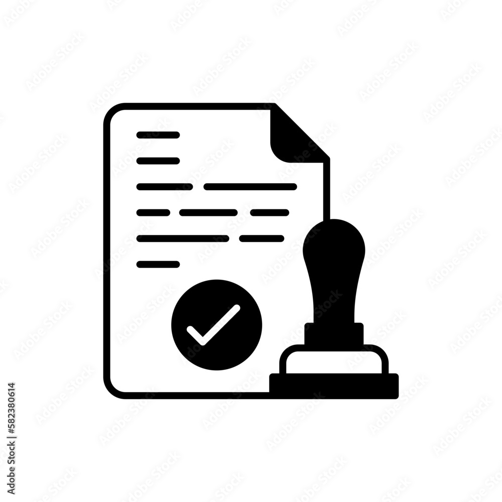 Validation icon in vector. Illustration Stock Vector | Adobe Stock Validation icon in vector. Illustration Stock Vector | Adobe Stock