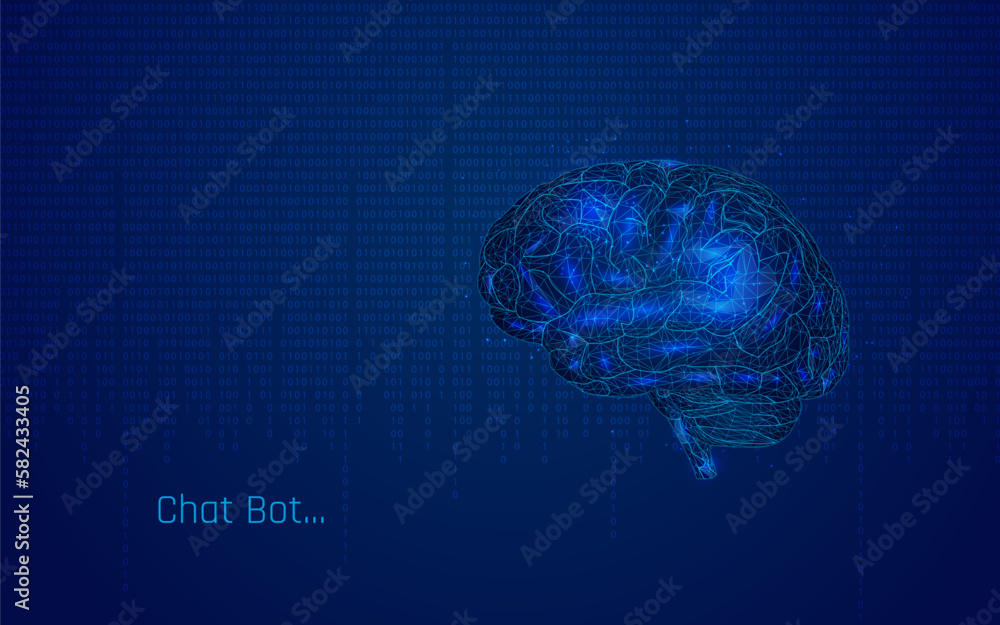 Illustrations of the chat method. Artificial intelligence chatbot logo ...