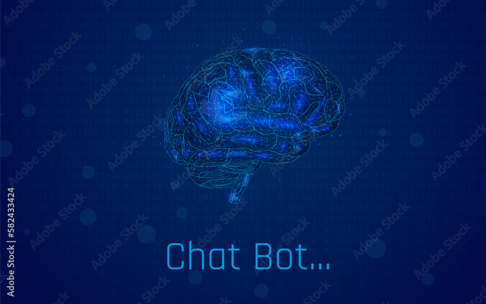 Illustrations of the chat method. Artificial intelligence chatbot logo ...