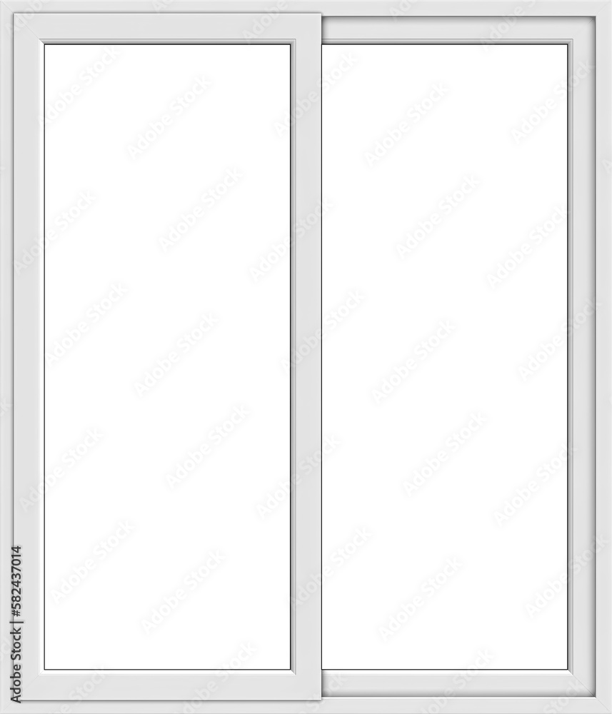 elegant template of a white window in transparent png Stock ...