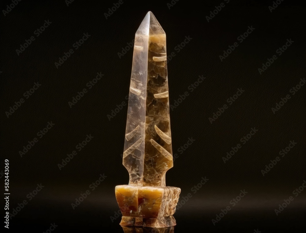 Ornate Crystal Dagger from Spain, Dated 3000 BC: A Symbol of Fury Stock ...