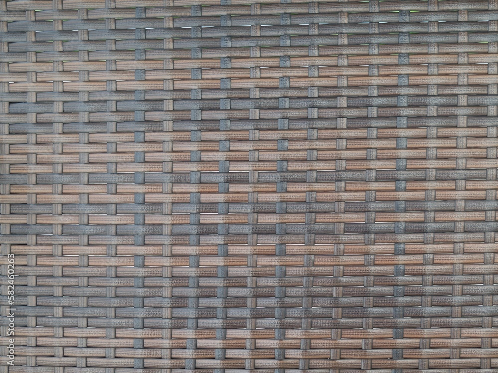 Texture of woven rattan. The texture of the wooden basket background ...
