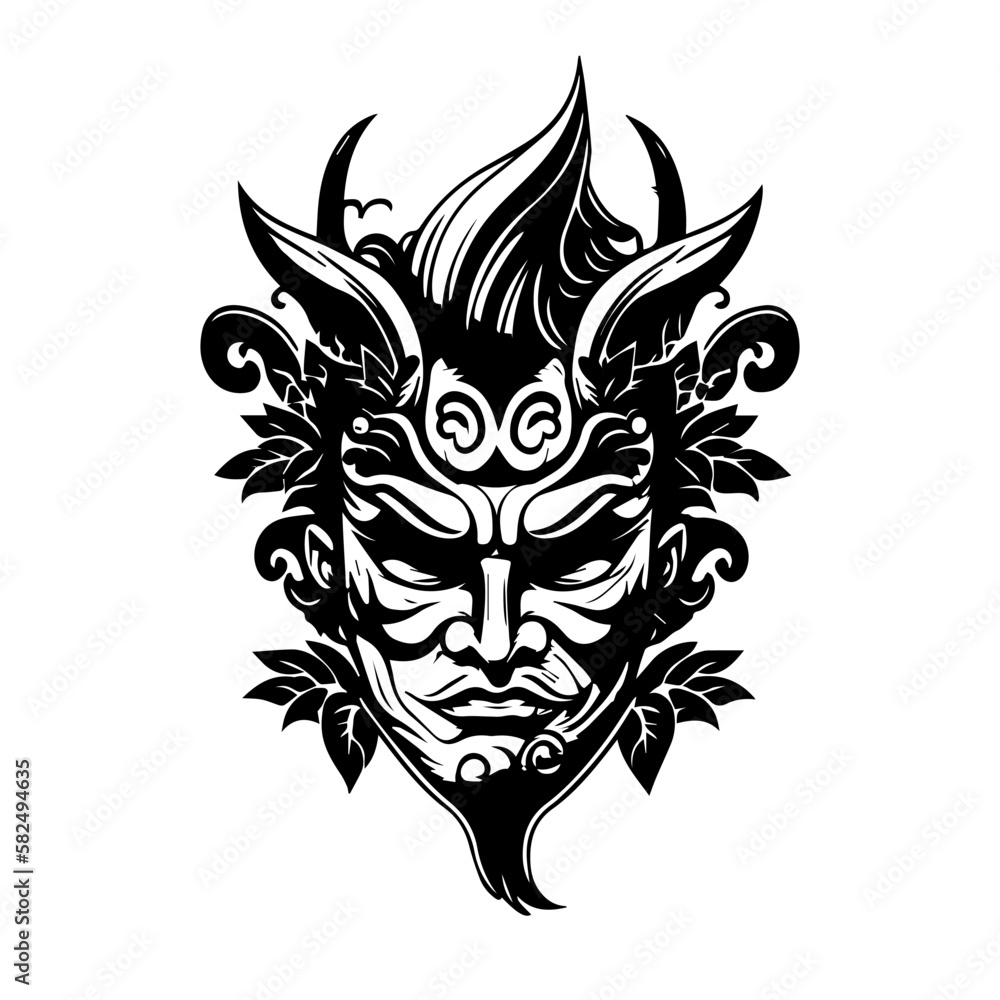 Captivating and intricate Hand drawn line art illustration of a ...