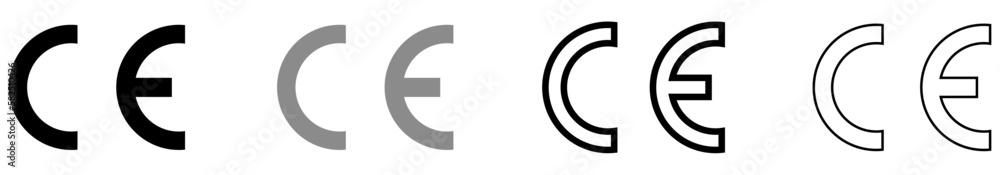 MARQUAGE CE. Symbole de conformité européenne vector de Stock | Adobe Stock