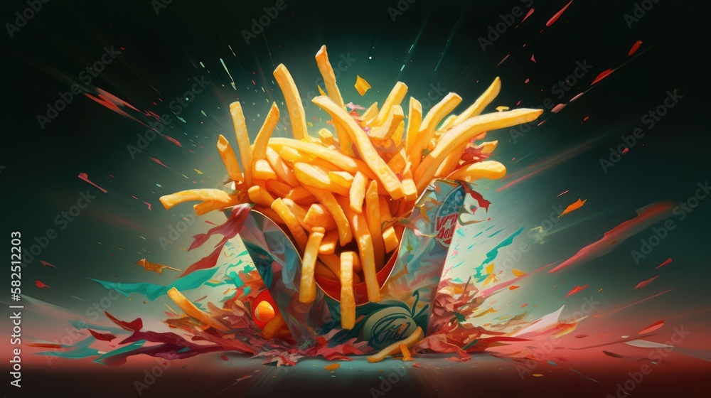Get Lost in the World of Fast Food Art with this Surrealist Digital ...