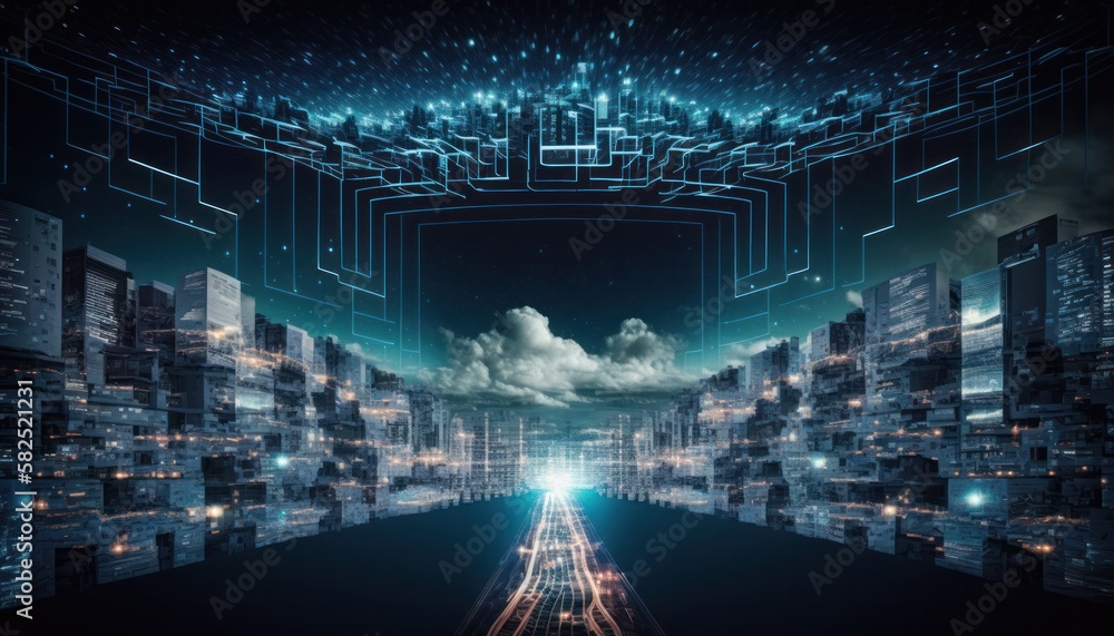 Digital universe journey, time and space technology in the future ...