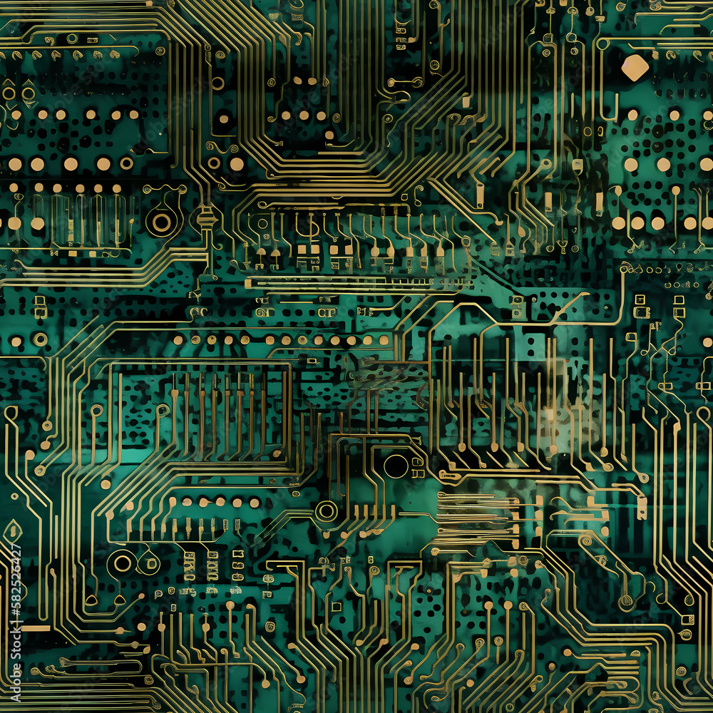 circuit board seemless tiles, circuit board tiles, circuit board ...