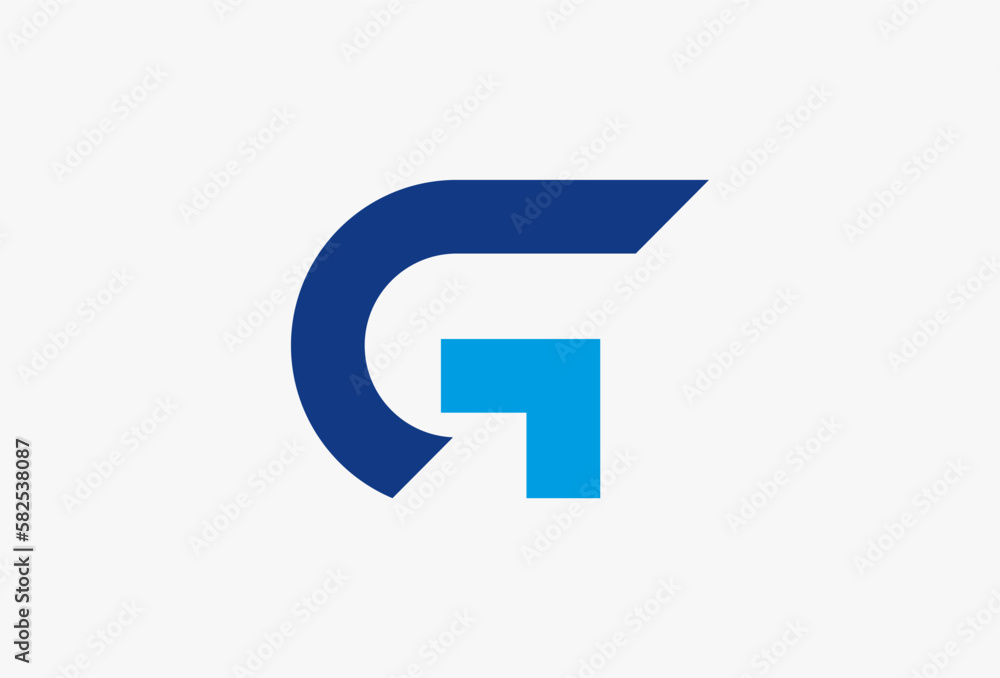 Modern Minimalist Hexagon Letter G logo design template element With ...
