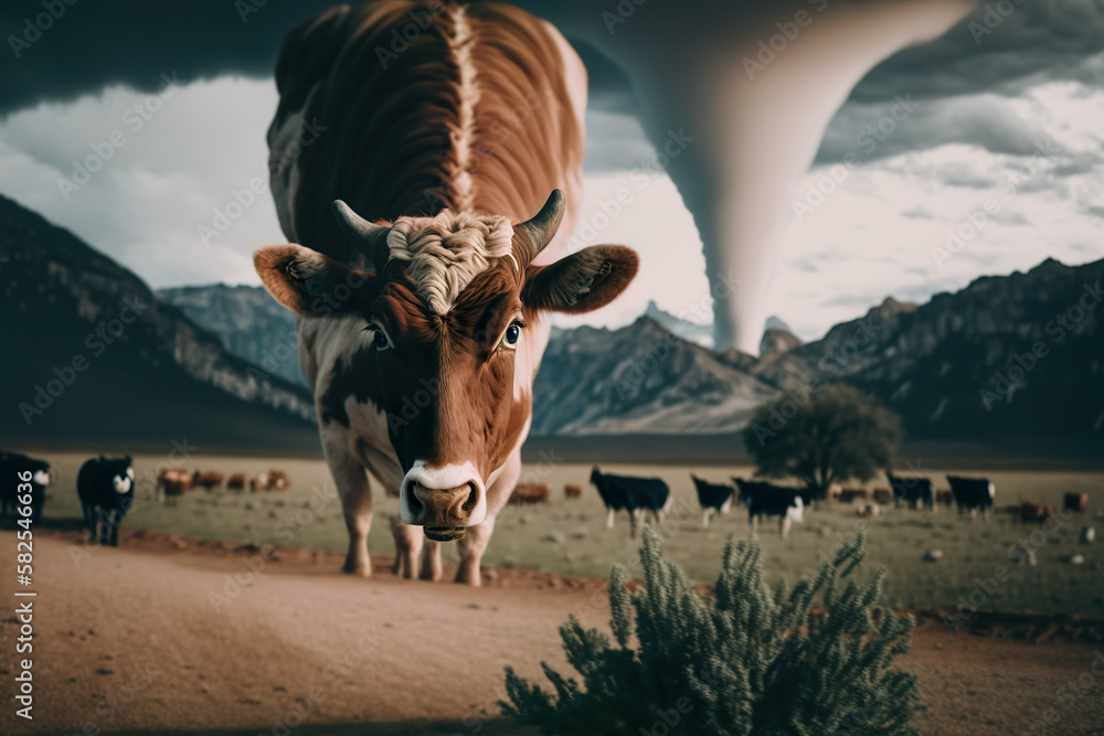 Cows produce methane and other pollutants, which are then released into ...