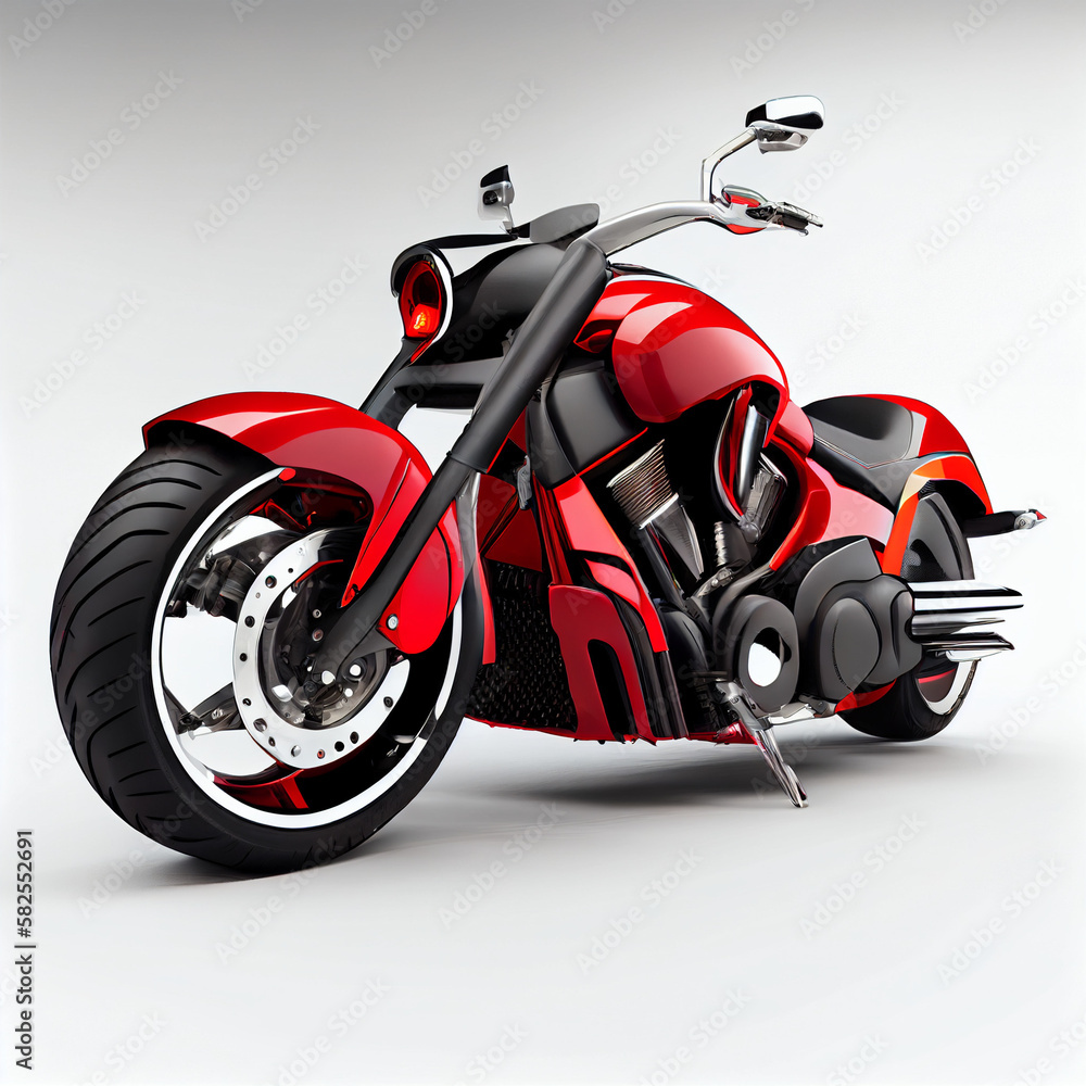 Motorcycle background white hd upscale Stock Illustration | Adobe Stock