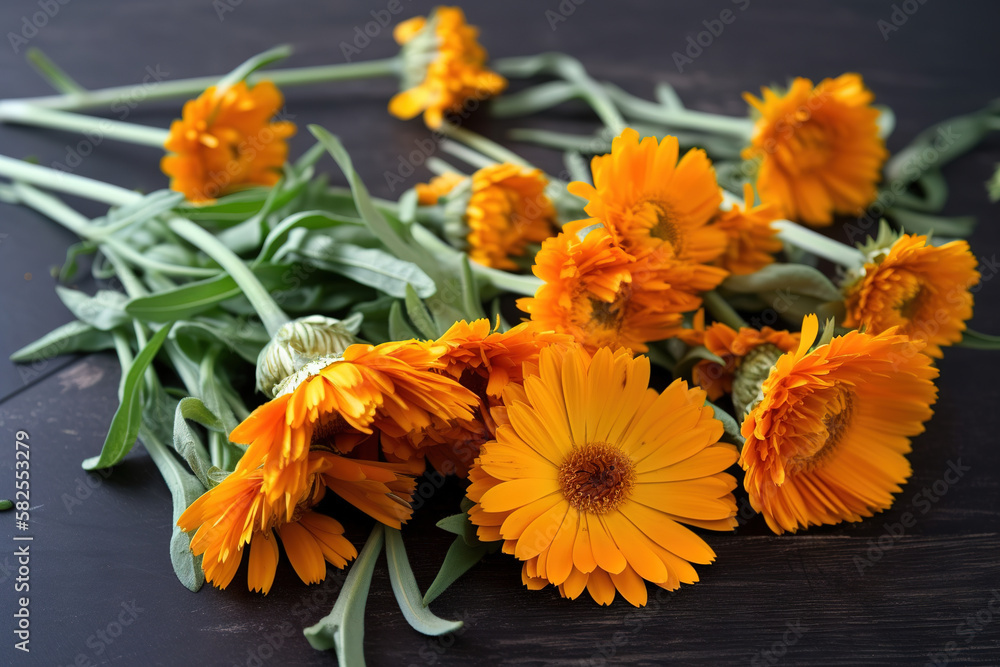 Calendula pictures showcase the bright and cheerful flowers of the ...