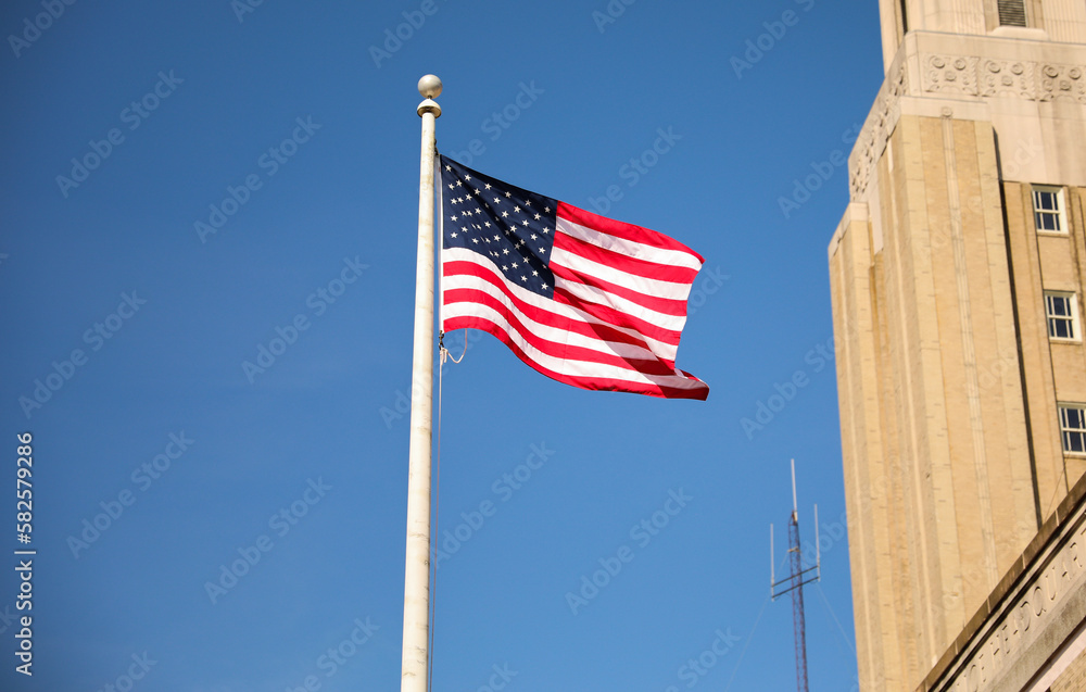 US flag depicting historic freedom and american pride along with ...