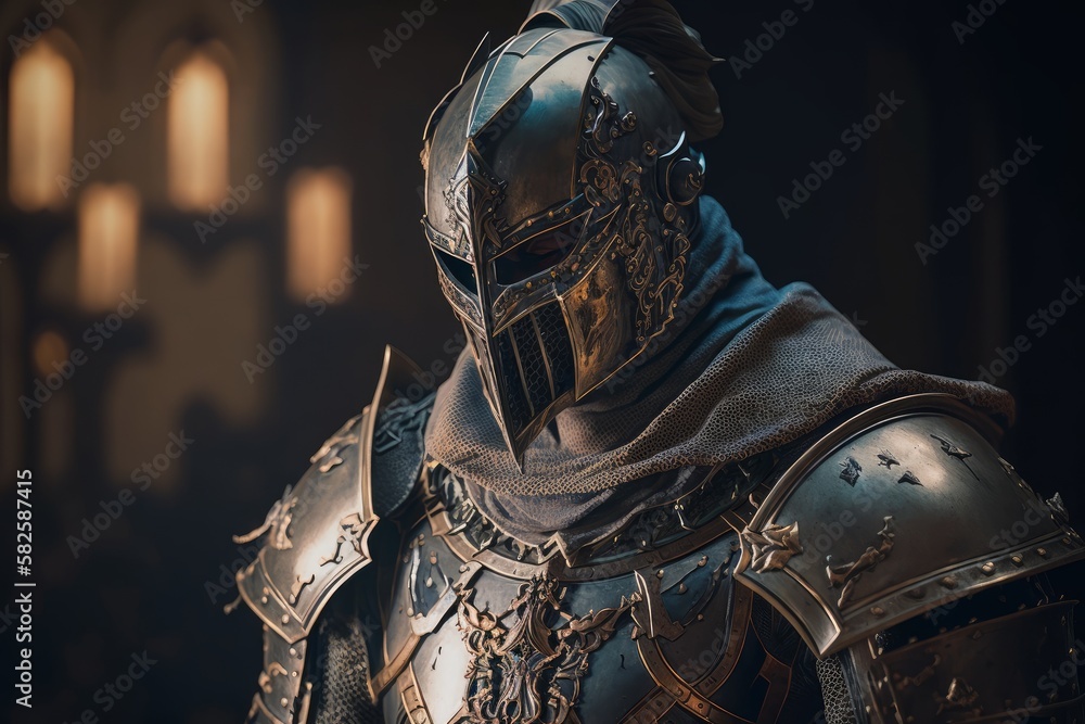 Legendary Knight in High Fashion Photography: Super Rich, Armed with ...