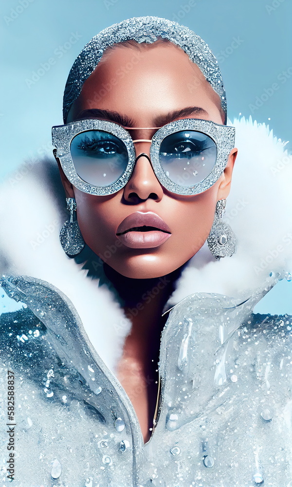 Beautiful woman. Fashion concept art for tv commercials, movie costumes ...