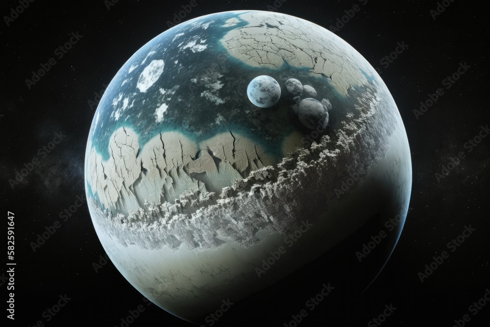 Awe-inspiring view of an Earth-like planet from space captured by Canon ...