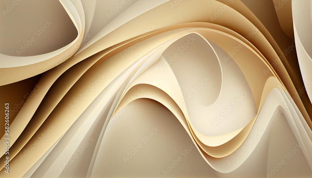 Cream Abstract Wallpaper
