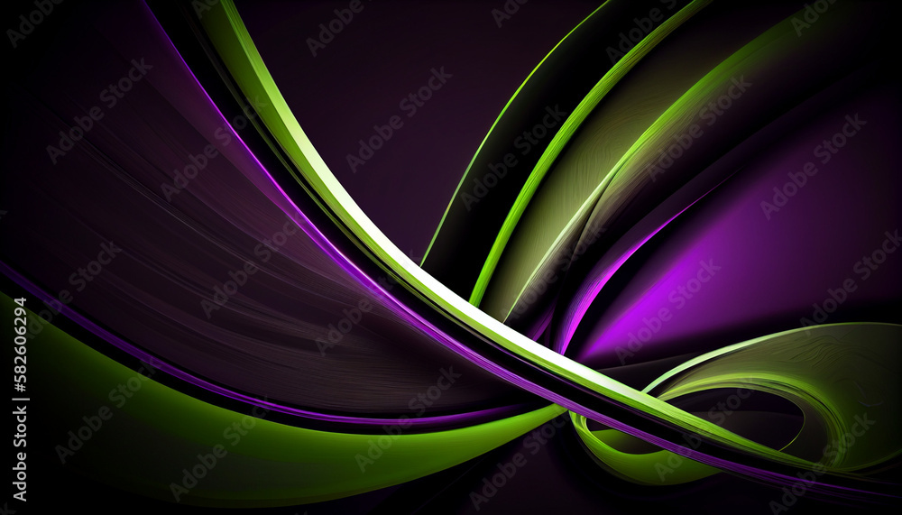 dark purple and lime green, abstract organic background wallpaper ...
