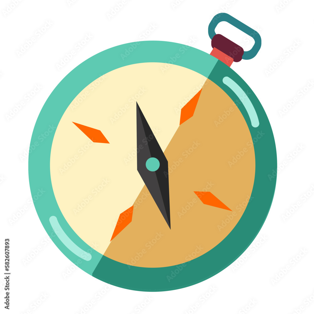 icon kompas berwarna biru tema modern classic keren dan terbaru Stock ...