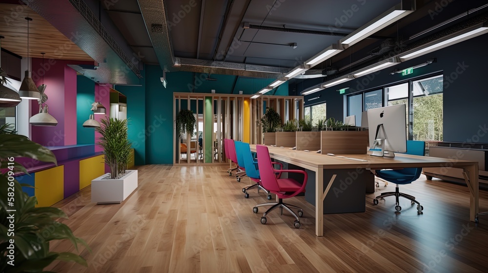 Innovative Workspaces: A Glimpse into the Futuristic, Bright, and ...