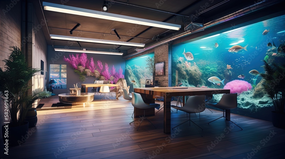 Innovative Workspaces: A Glimpse into the Futuristic, Bright, and ...
