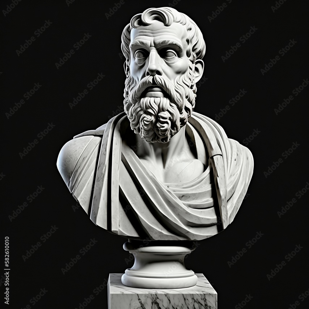 Zeno of Cilium Stoic Philosopher Stock Illustration | Adobe Stock