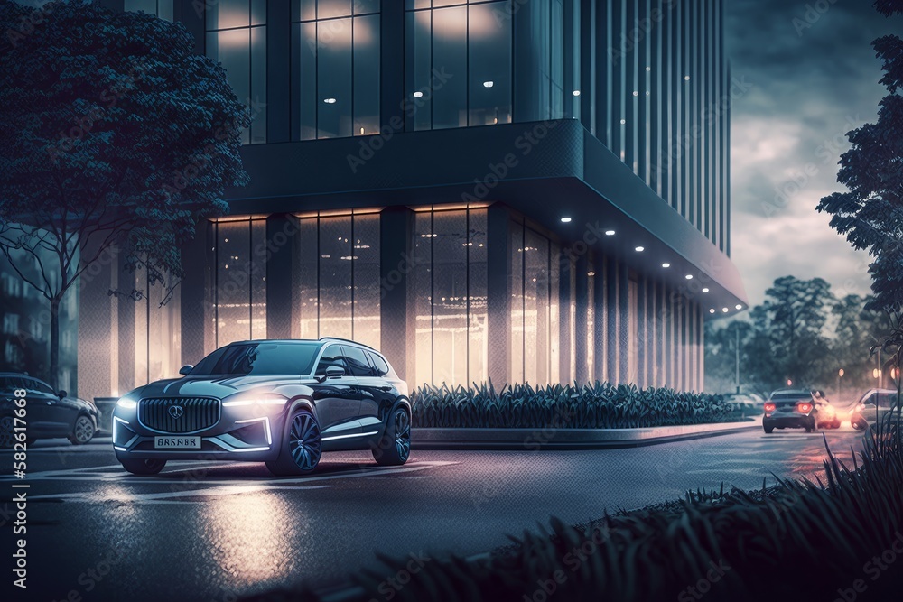 Experience a Cinematic Ethereal Photography of a Modern Luxury Car at ...