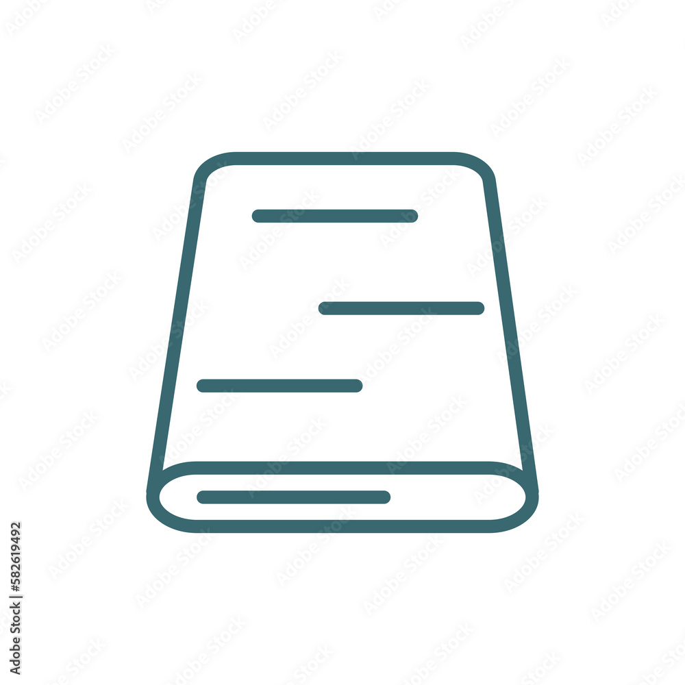 local disk icon. Thin line local disk icon from hardware and equipment ...