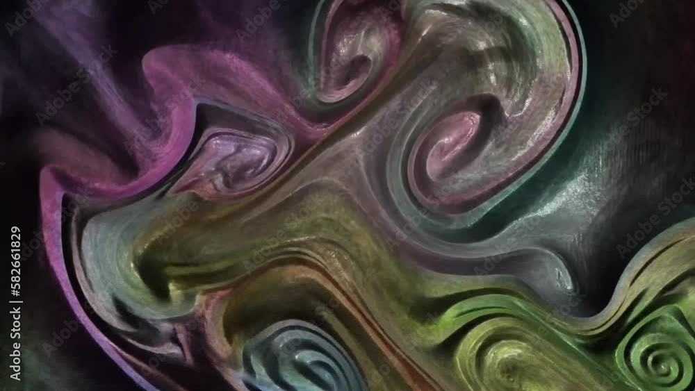 colorful Liquid Video Background with animation seamless loop, Abstract ...