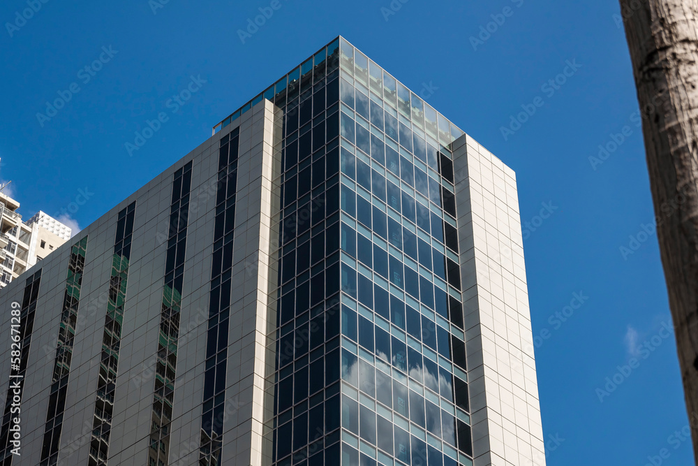 Bonifacio Global City, Taguig, Metro Manila - March 2023: A typical ...